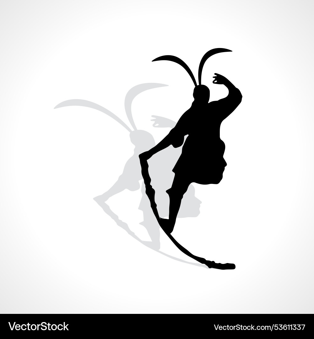 Silhouettes of wukong Royalty Free Vector Image