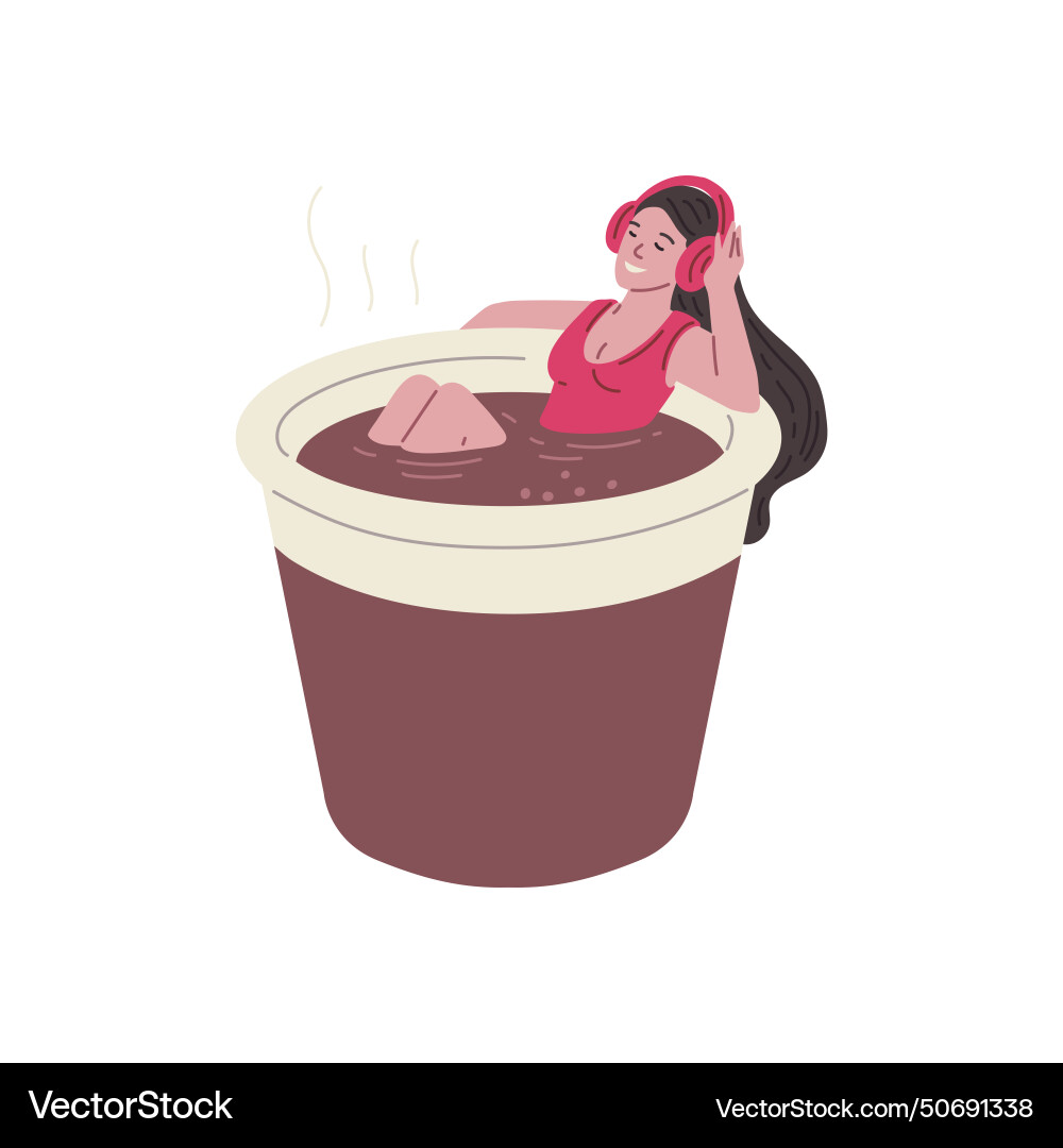 Luxury coffee soak Royalty Free Vector Image - VectorStock