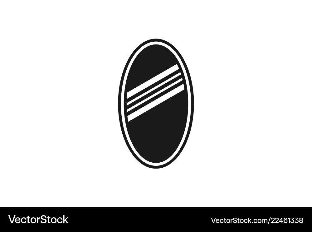 Mirror logo design inspiration isolated on white Vector Image