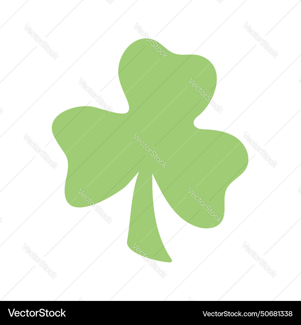 Shamrock icon Royalty Free Vector Image - VectorStock
