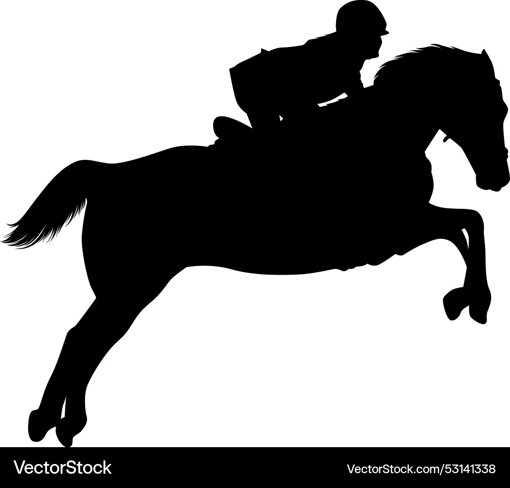 Shape icon horse racing Royalty Free Vector Image