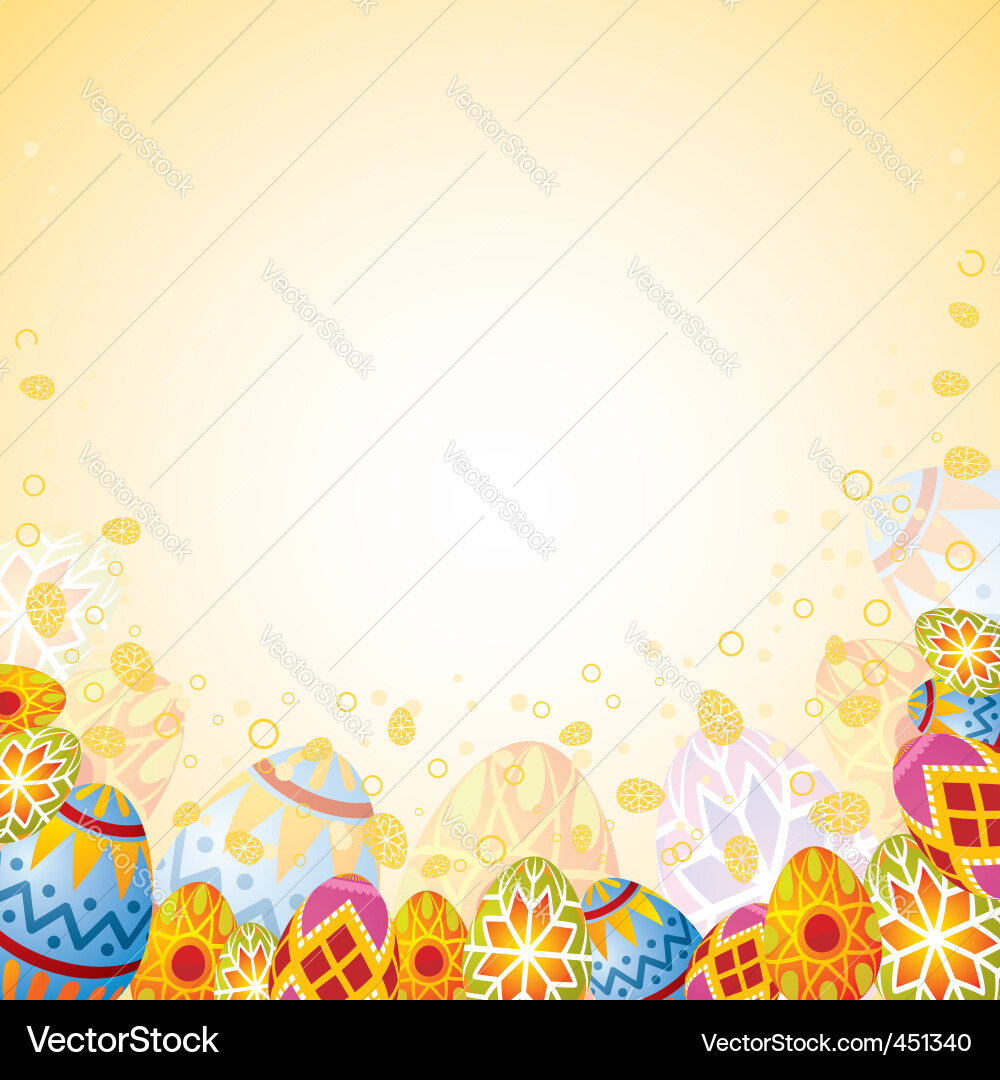 Easter Egg Frame Royalty Free Vector Image - VectorStock