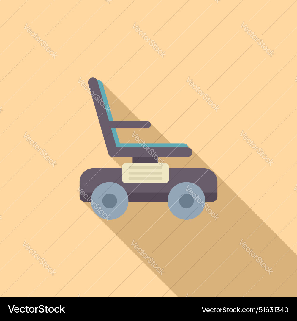 Electric wheelchair providing mobility and Vector Image