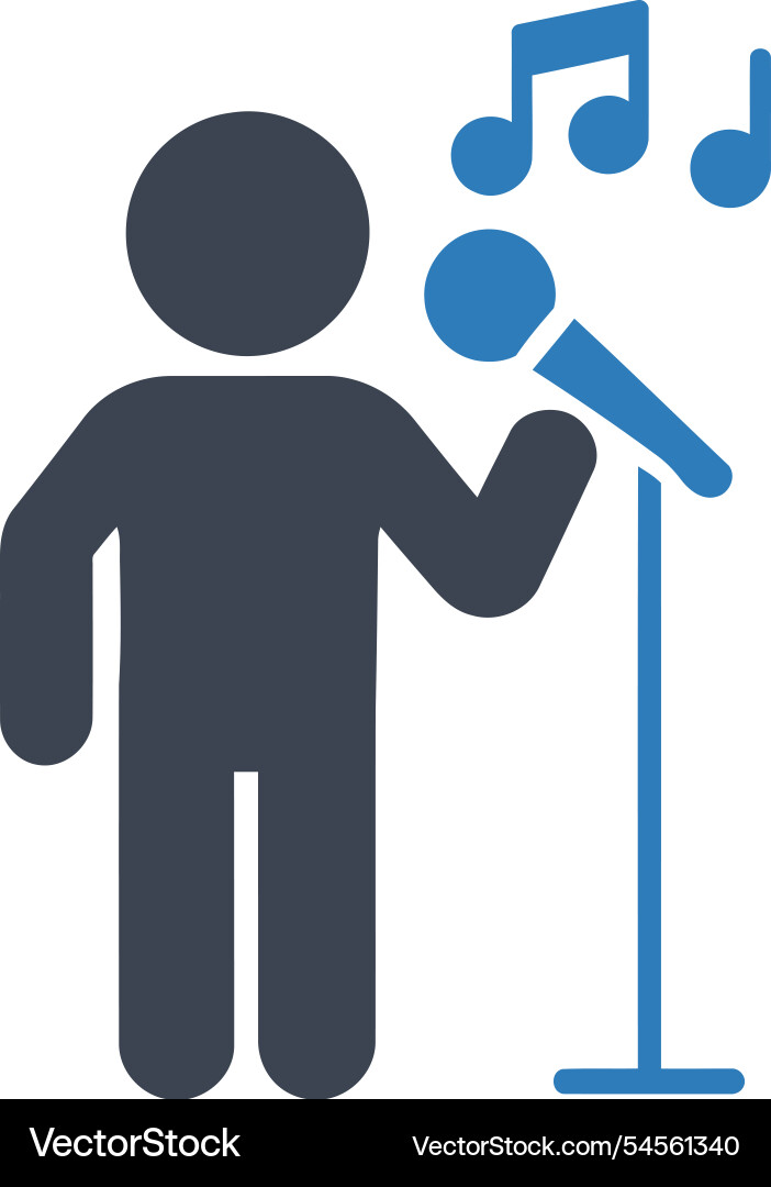 Stage performance stand icon Royalty Free Vector Image