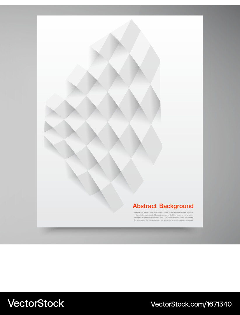 White squares abstract background Royalty Free Vector Image