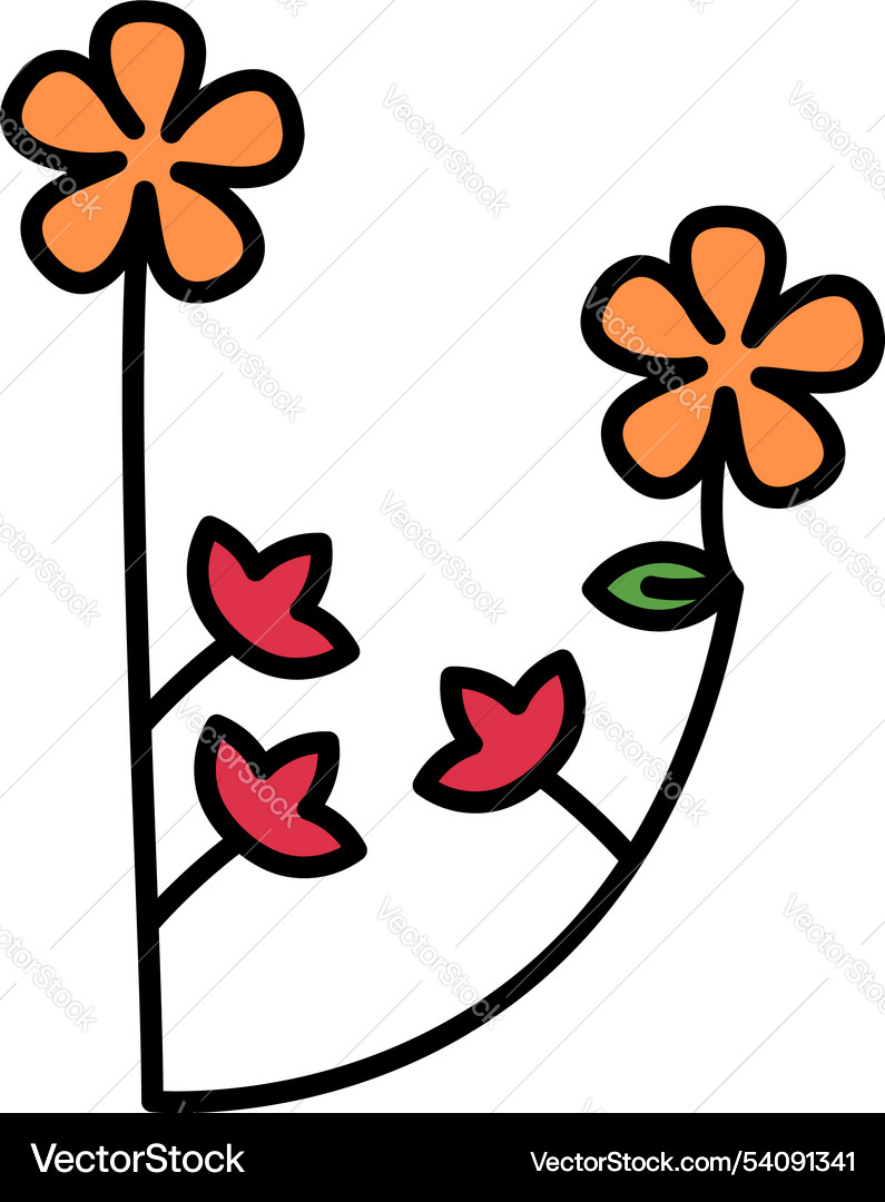 Madder line filled icon design Royalty Free Vector Image