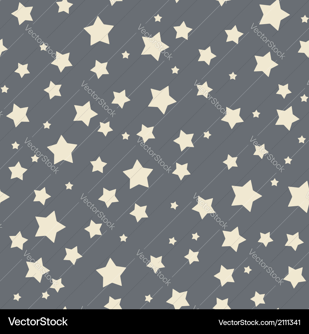 Seamless stars pattern Royalty Free Vector Image