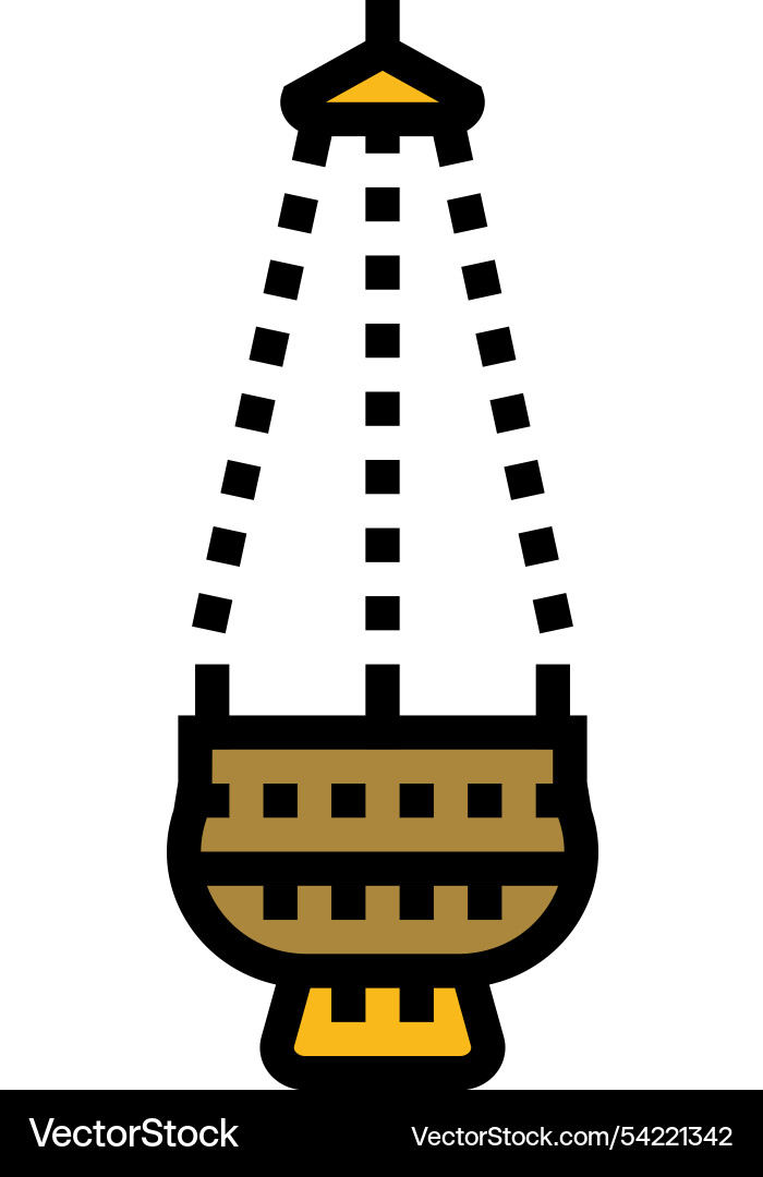 Censer byzantine color icon Royalty Free Vector Image