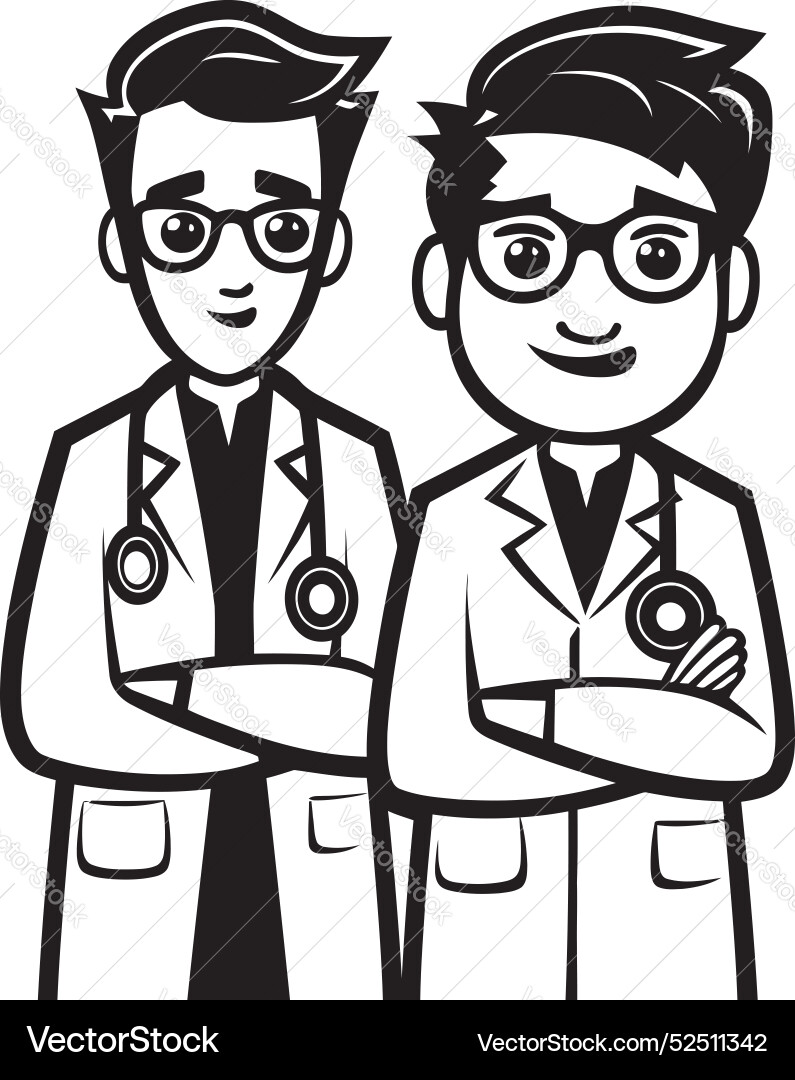 Empathy in practice doctor patient dynamics Vector Image
