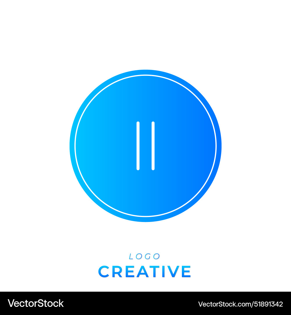 I creative logo design minimal class Royalty Free Vector