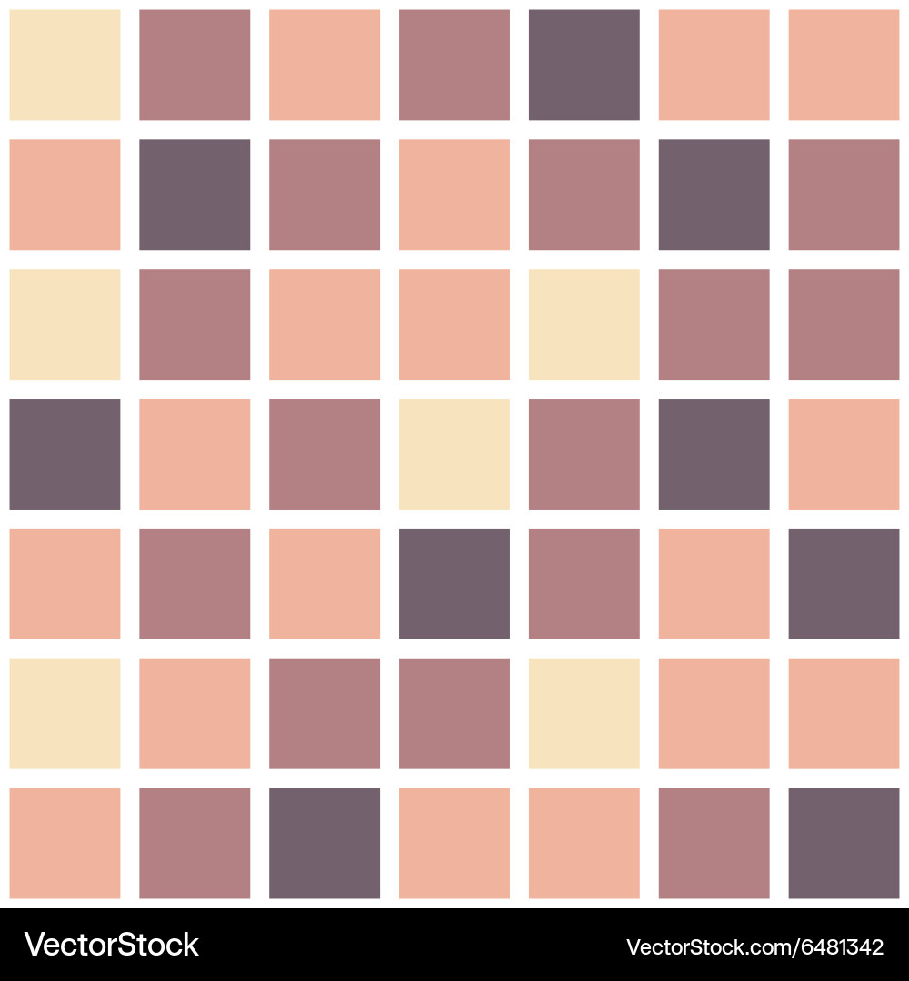 Square mosaic background seamless pattern Vector Image