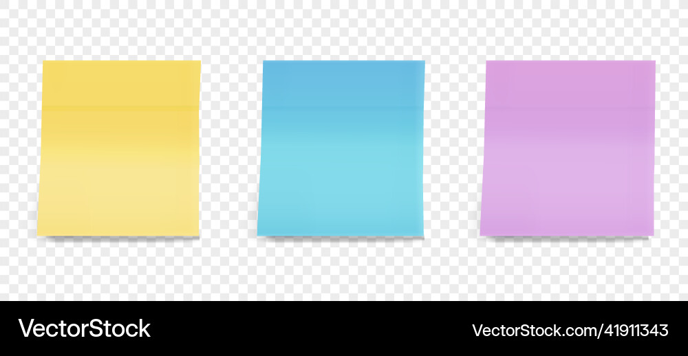 Sammlung von verschiedenen farbigen Blättern Notiz