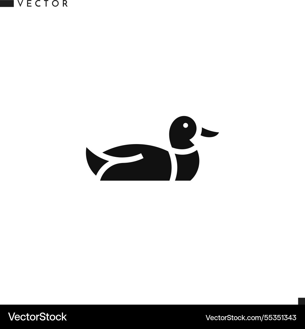 Duck icon Royalty Free Vector Image - VectorStock