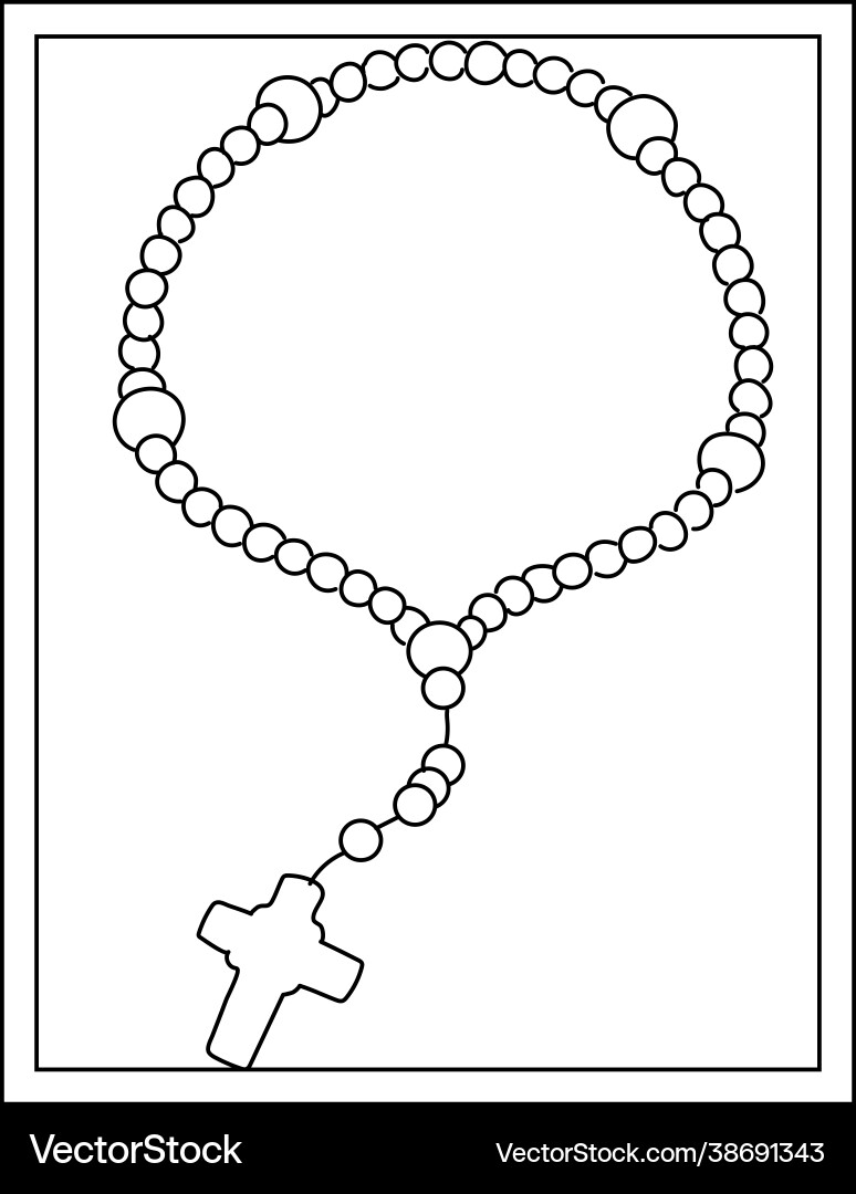 Drawings Of Rosary Beads