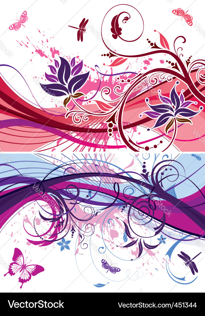 Flower background Royalty Free Vector Image - VectorStock