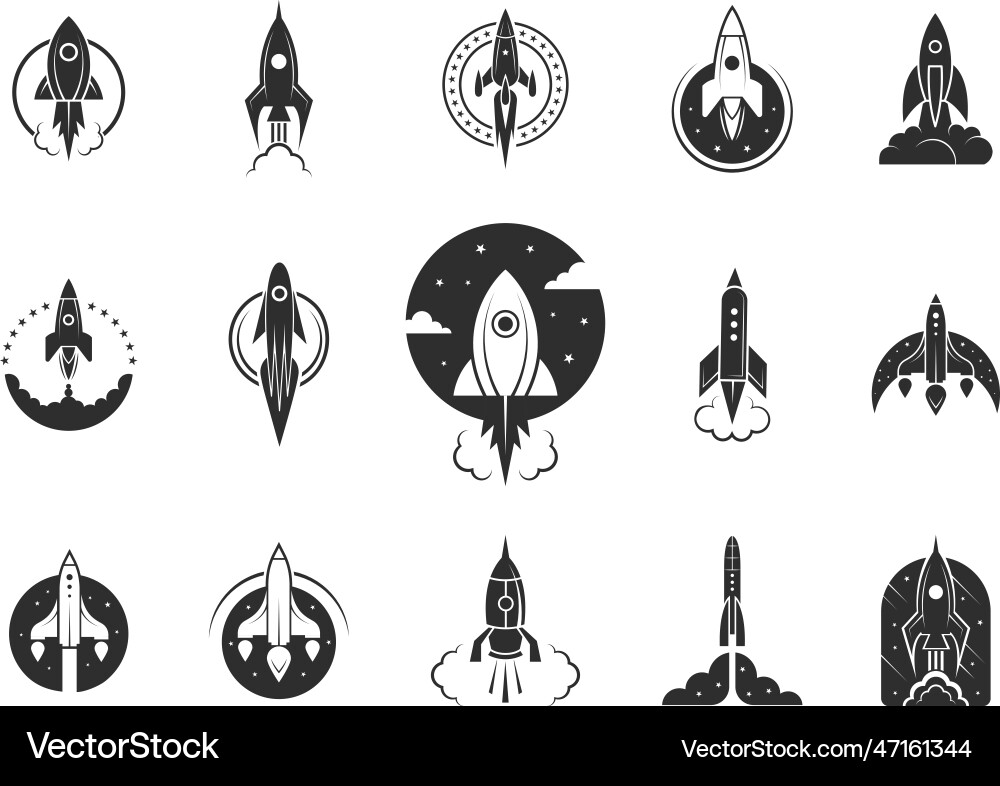 Simple Spaceship Vector Images (over 8,200)