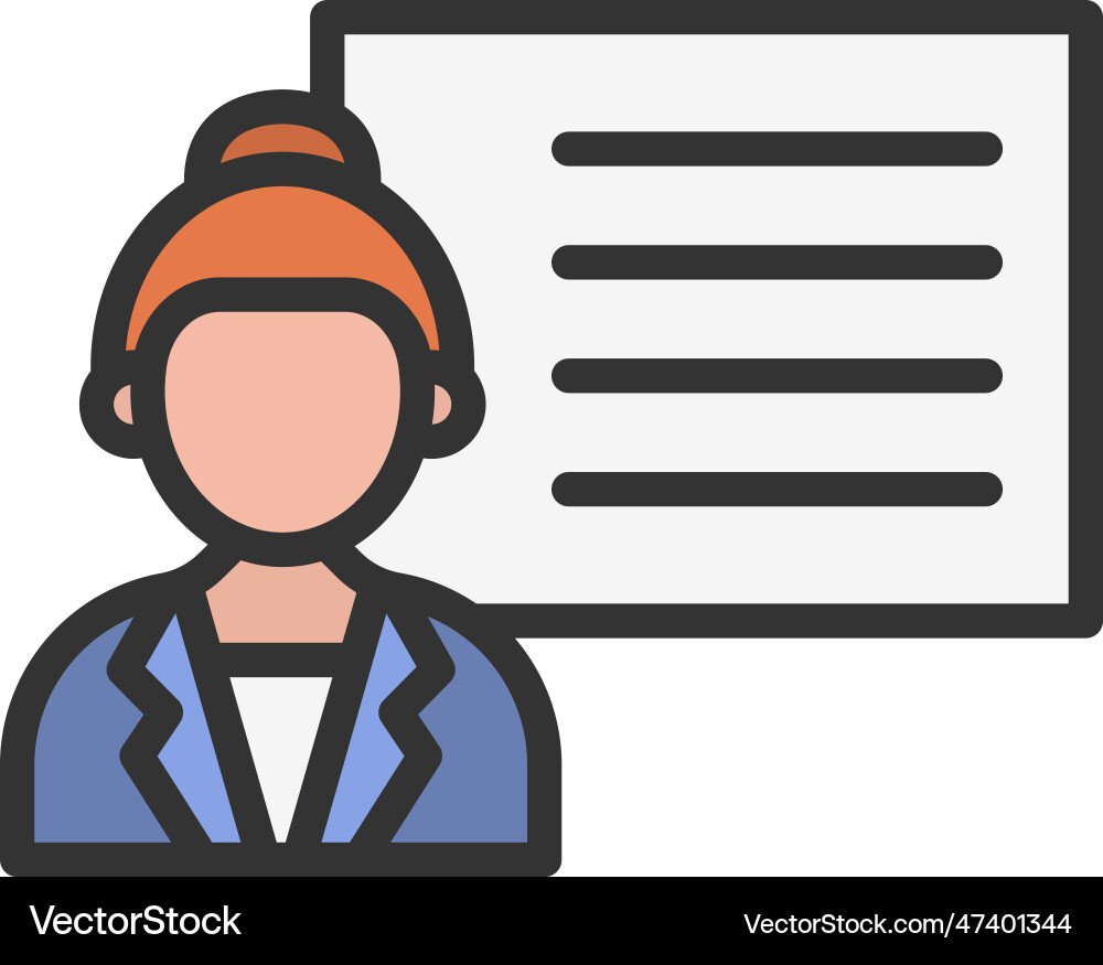 Teaching icon image Royalty Free Vector Image - VectorStock