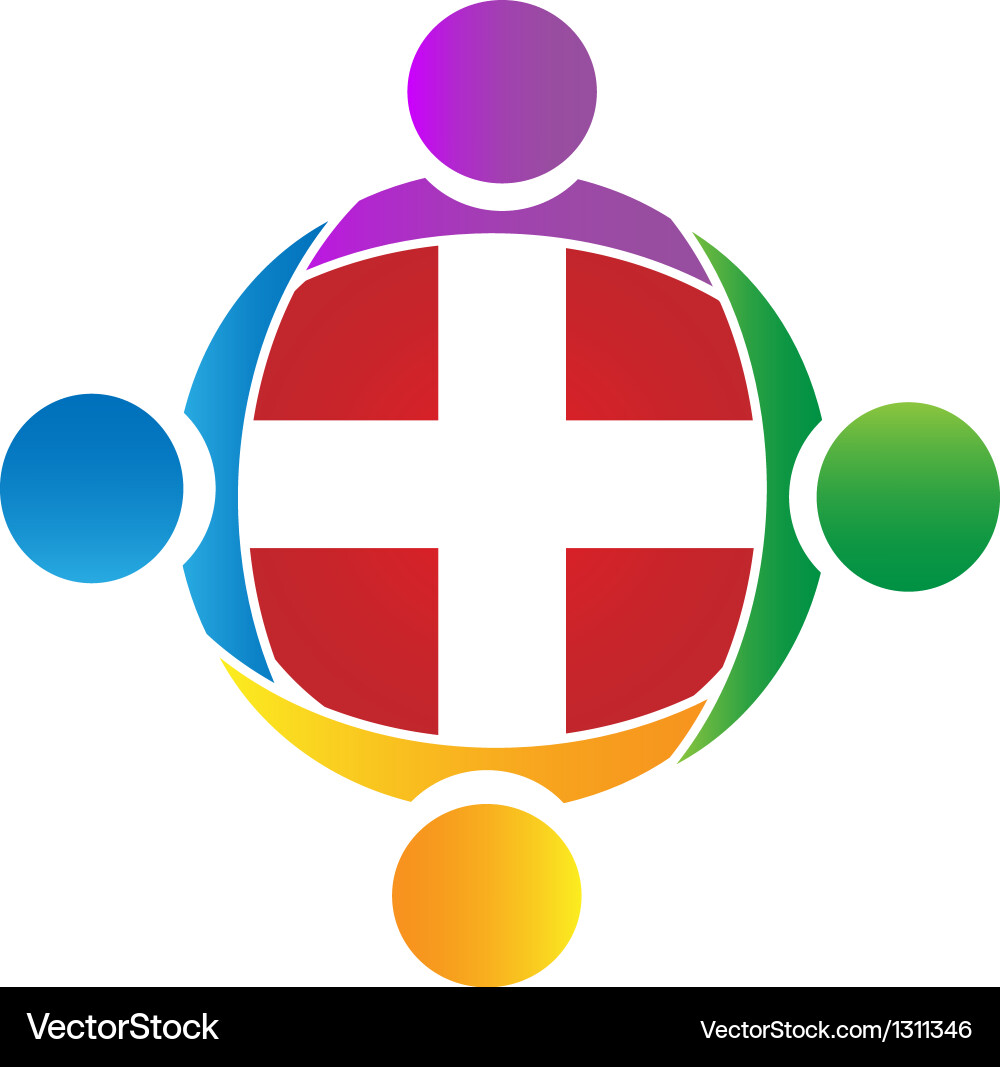 Medical teamwork Royalty Free Vector Image - VectorStock