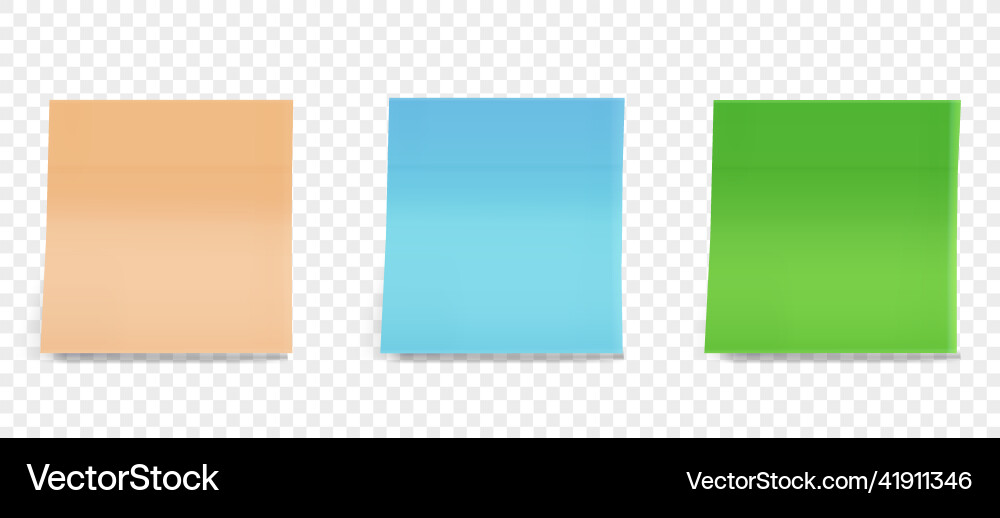 Sammlung von verschiedenen farbigen Blättern Notiz