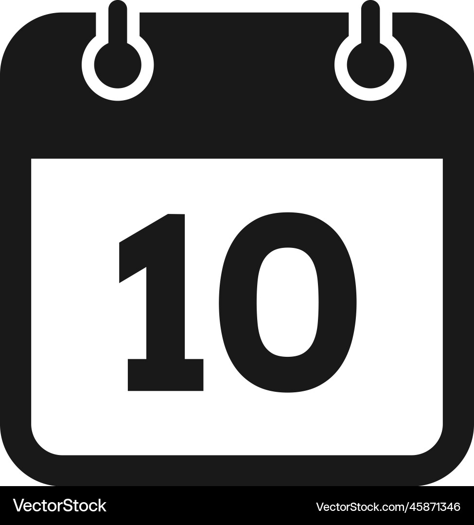 Today icon calendar date symbol schedule sign Vector Image