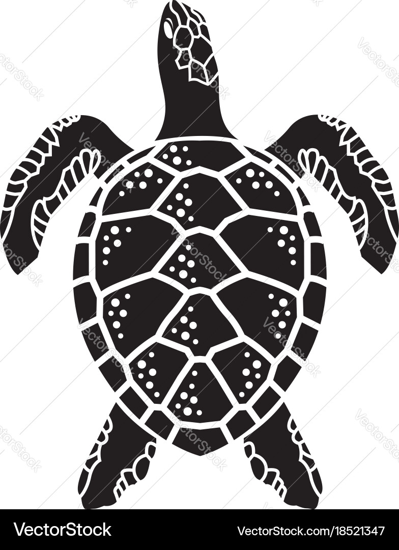 Sea turtle icon Royalty Free Vector Image - VectorStock