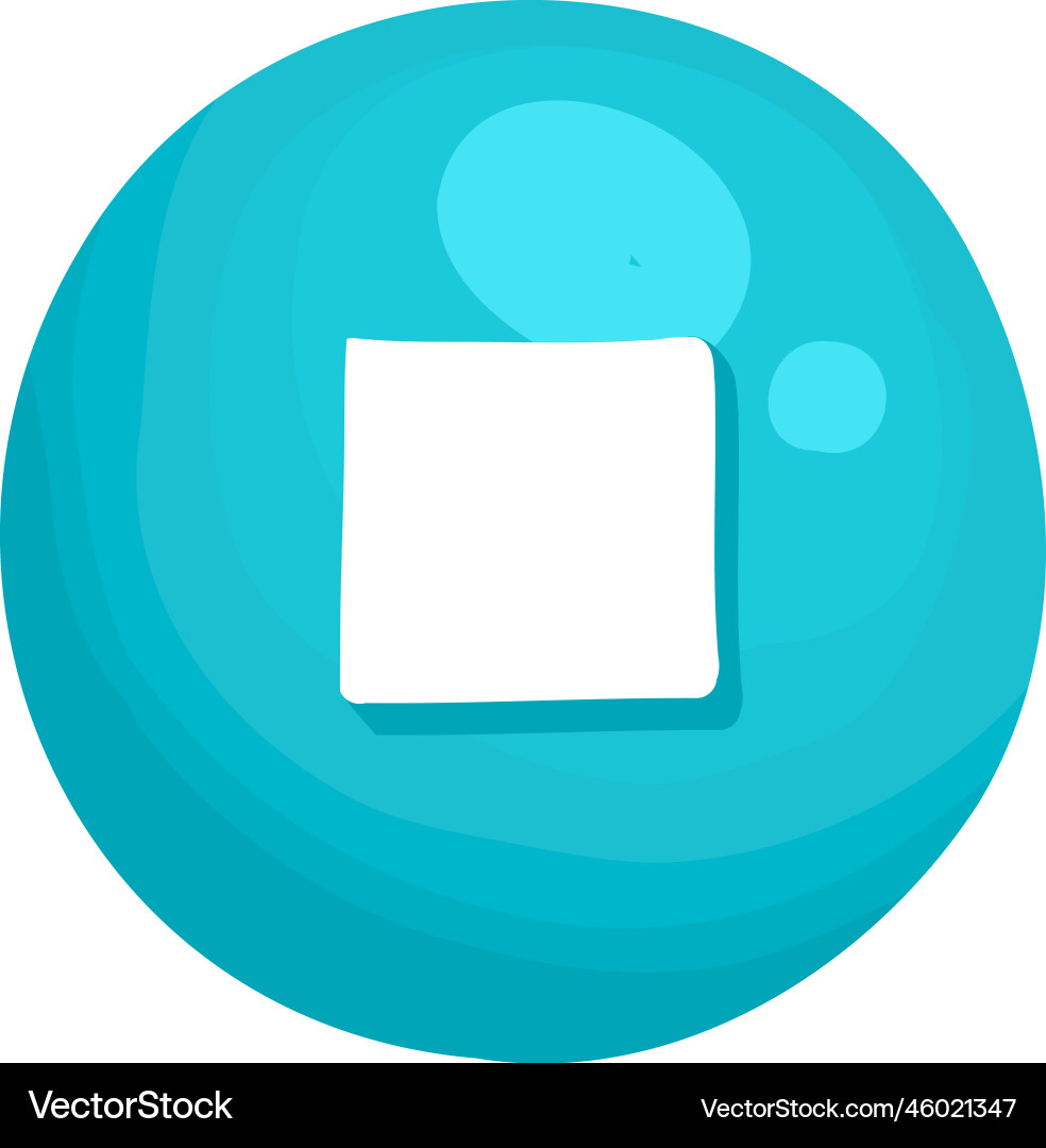 Stop button and progress-bar bright different Vector Image