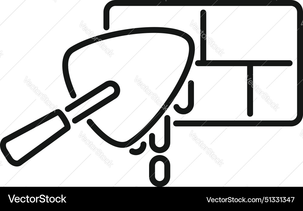 Window cleaning icon with squeegee and drips Vector Image