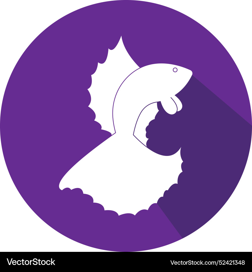 Beautiful betta fish Royalty Free Vector Image