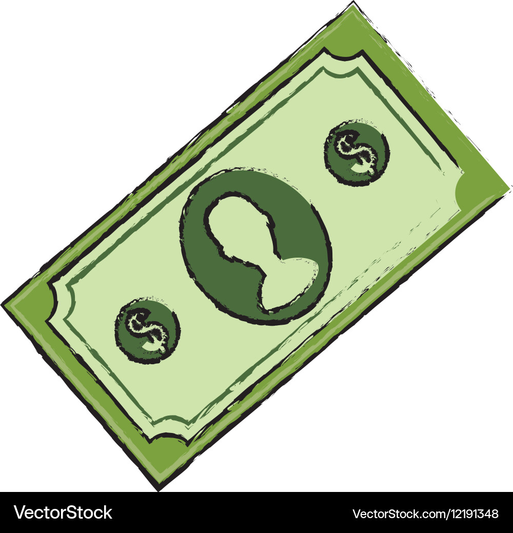 Billet money cash Royalty Free Vector Image - VectorStock