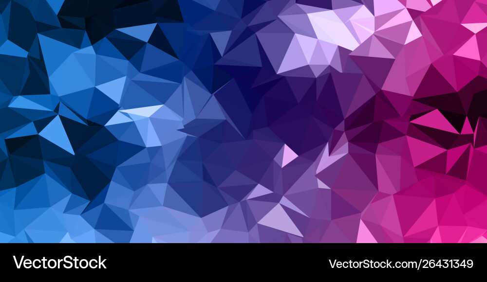 Abstract low poly banner design Royalty Free Vector Image