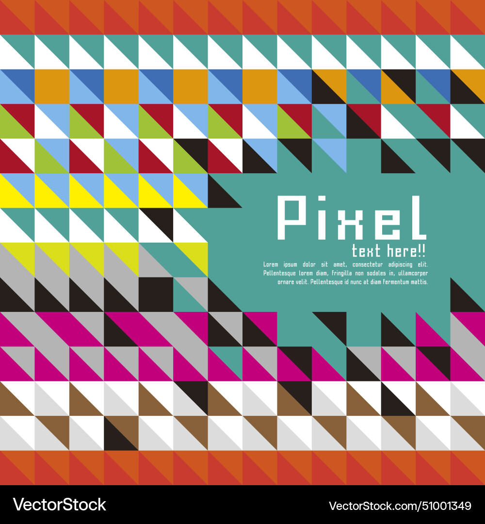 Abstract modern pixel background Royalty Free Vector Image