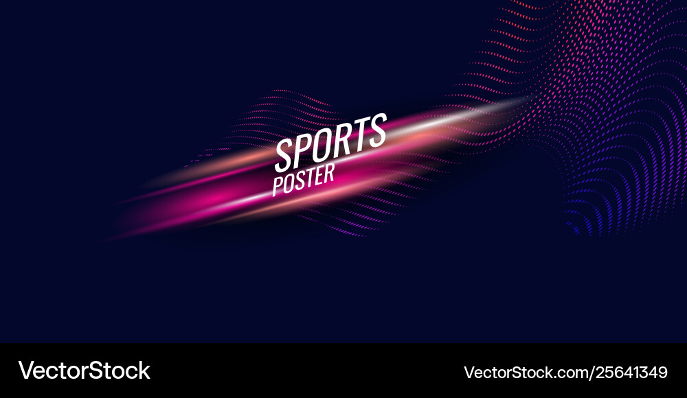Abstract Sports Burst Royalty Free Vector Image