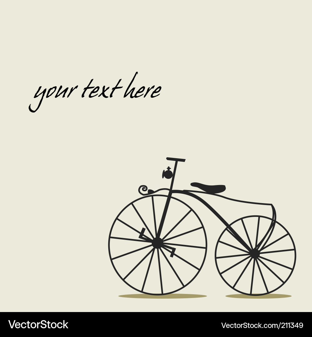 Bicycle Royalty Free Vector Image - VectorStock