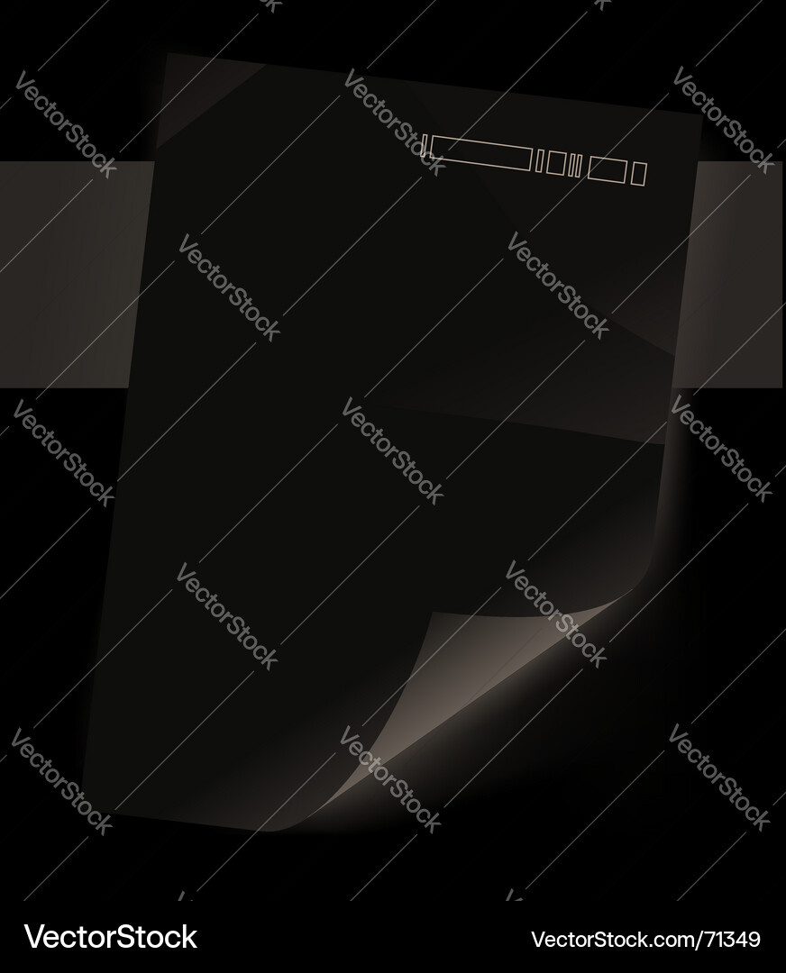 Blank paper Royalty Free Vector Image - VectorStock