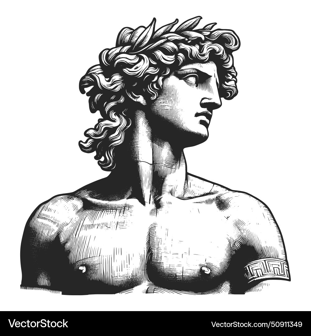 Classical Greek Philosopher Royalty Free Vector Image