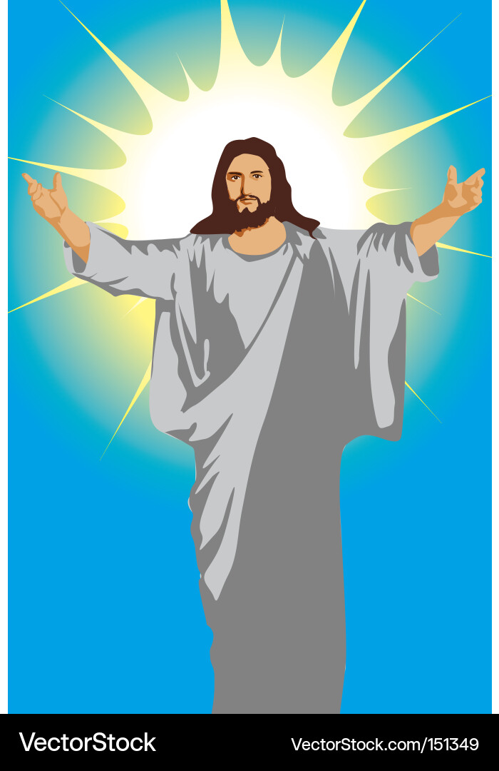Jesus christ Royalty Free Vector Image - VectorStock