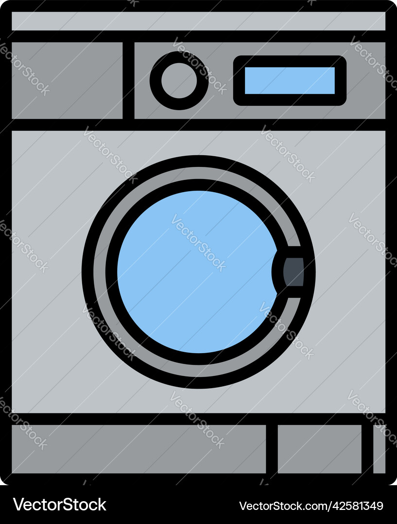 Washing machine icon Royalty Free Vector Image