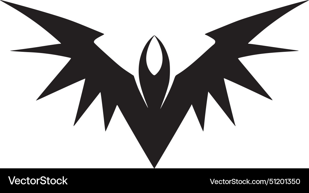 Bat - black and white isolated icon Royalty Free Vector