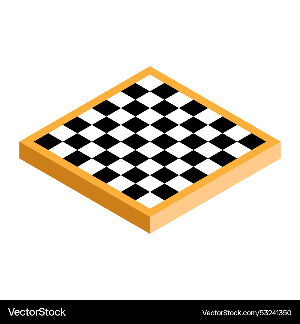Chess board 3d Royalty Free Vector Image - VectorStock