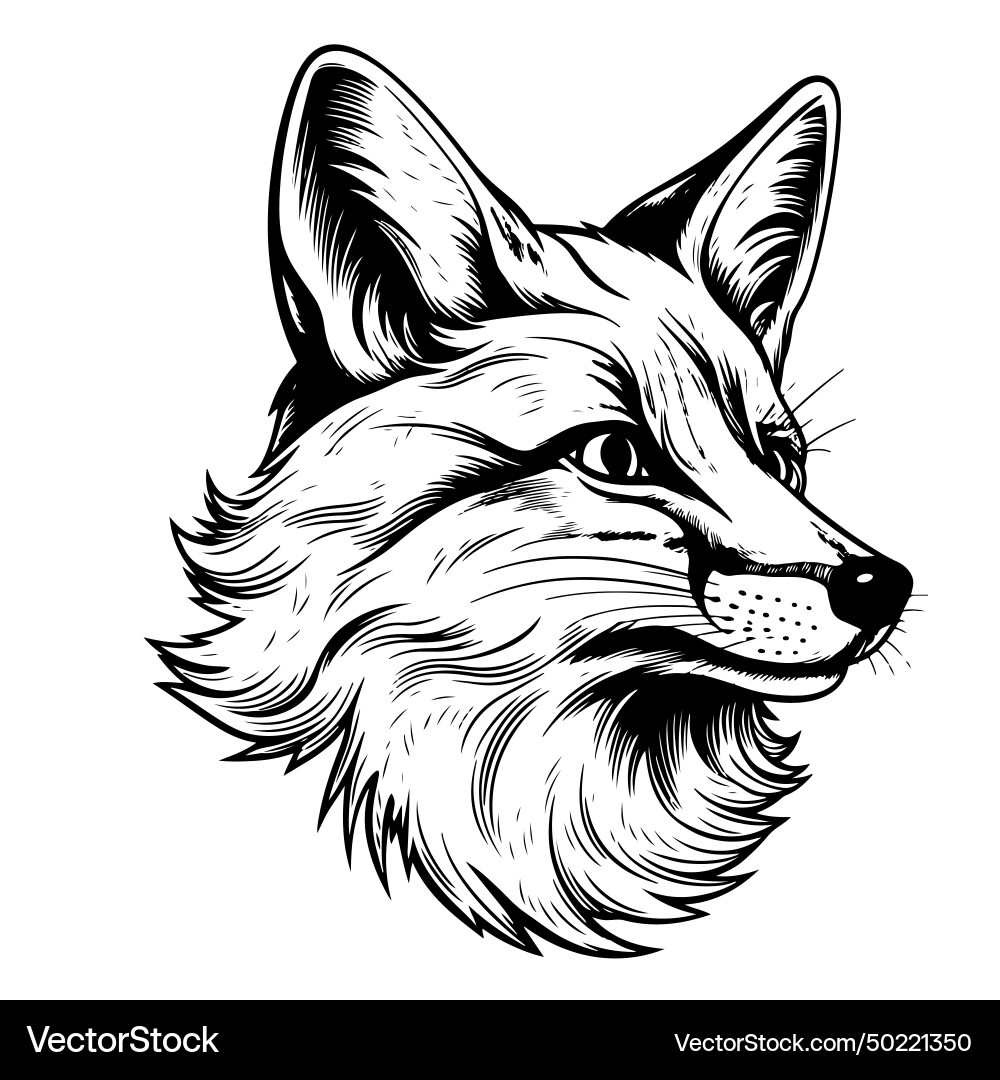 Fox gaming mascot logo Royalty Free Vector Image