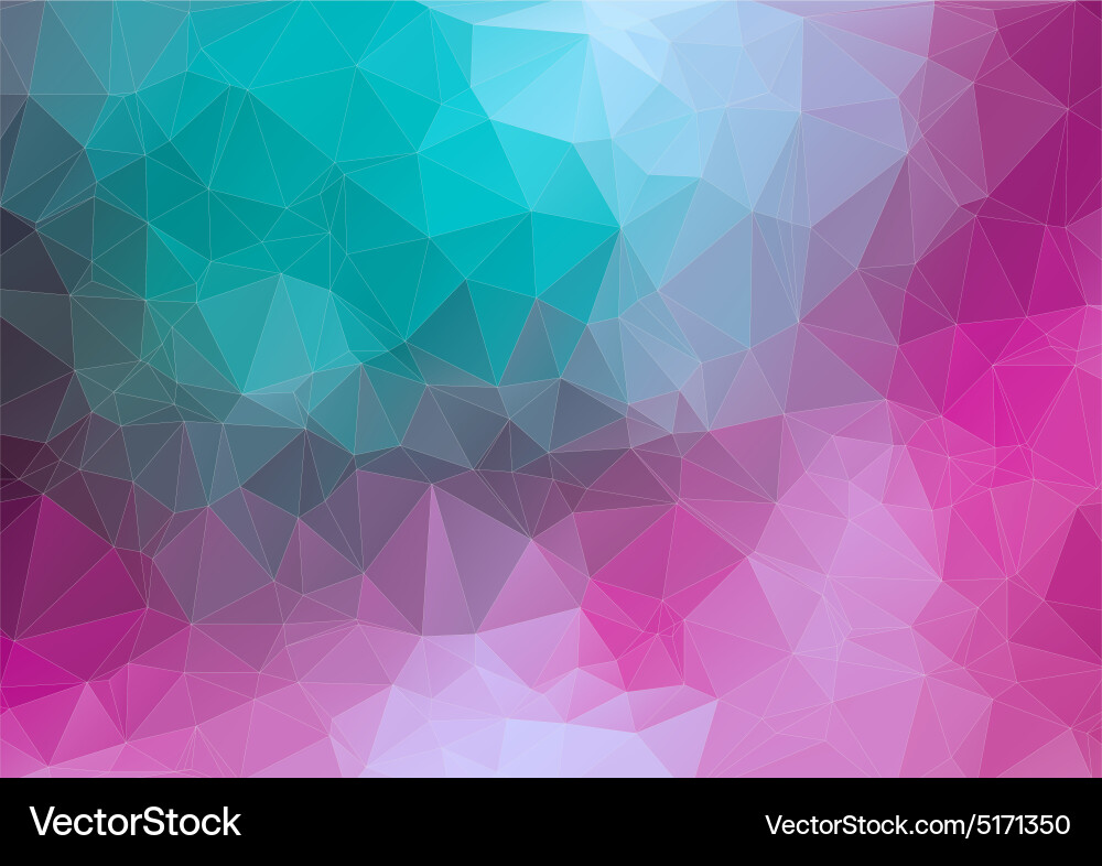 Tial pink 2d geometric colorful background Vector Image