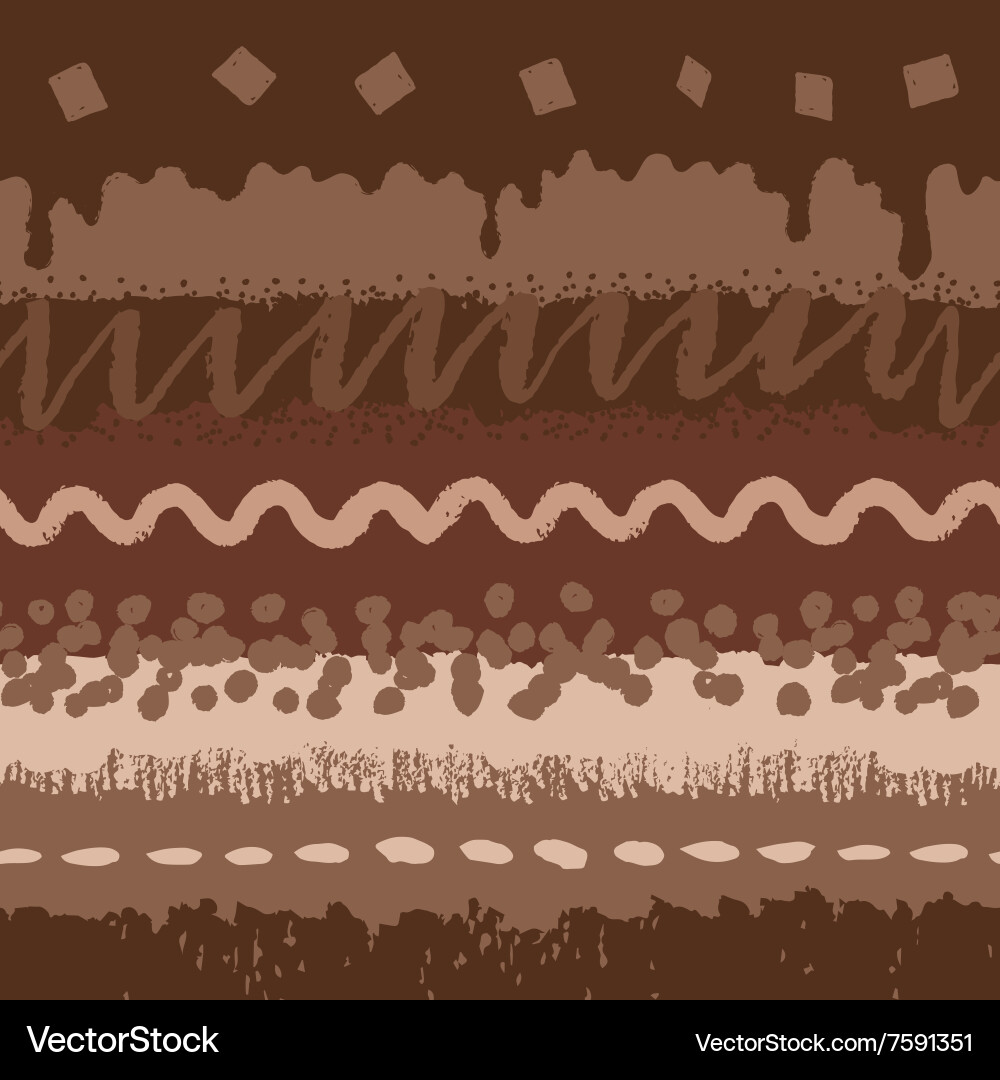 Chocolate cake seamless pattern Royalty Free Vector Image