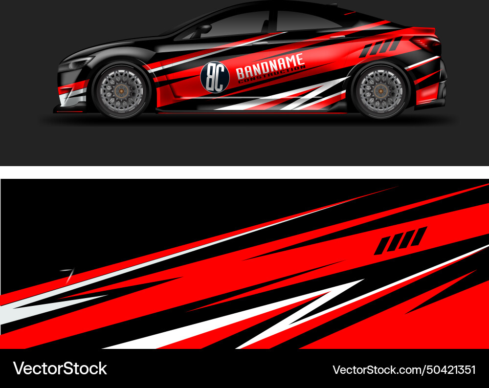 Design vehicle wraps car wrap d Royalty Free Vector Image