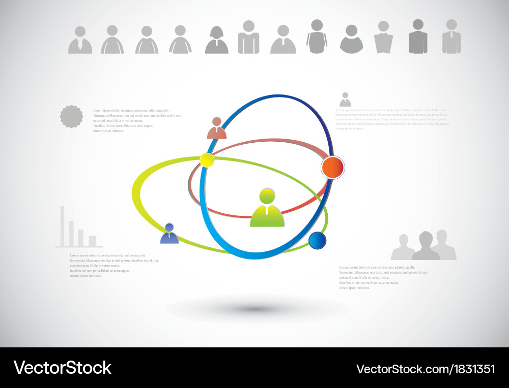 Human connection Royalty Free Vector Image - VectorStock