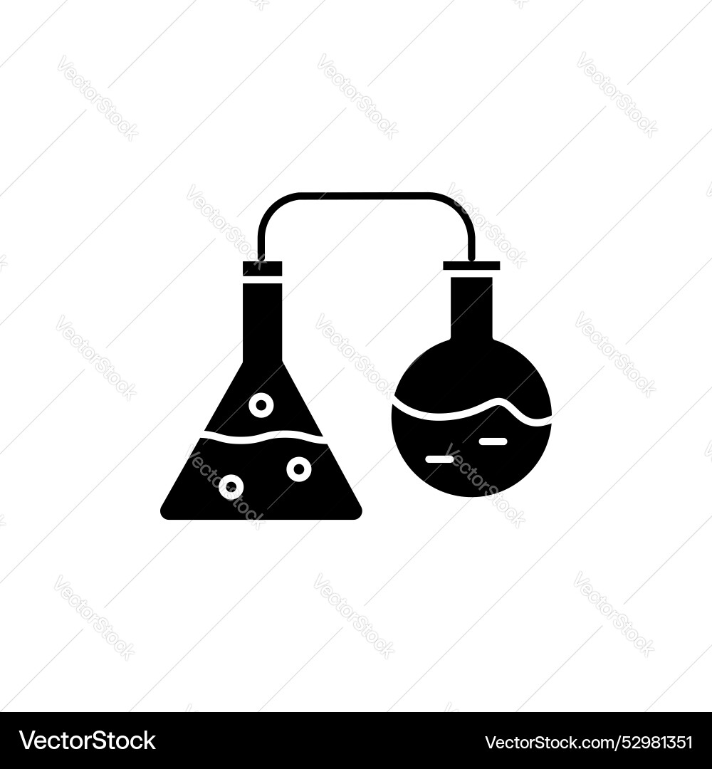 Science icon set chemistry laboratory technology Vector Image