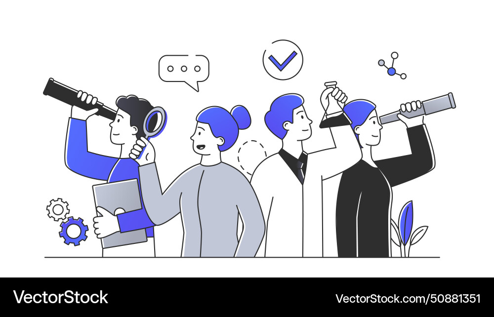 Search for opportunities simple Royalty Free Vector Image