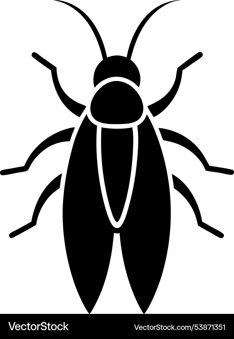 Simple-cockroach-animal-logo-icon-4 Royalty Free Vector