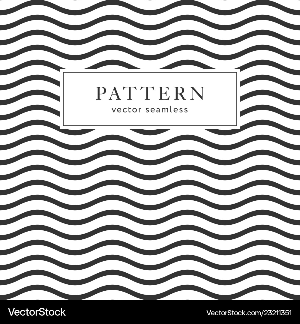 Waves geometric seamless pattern Royalty Free Vector Image