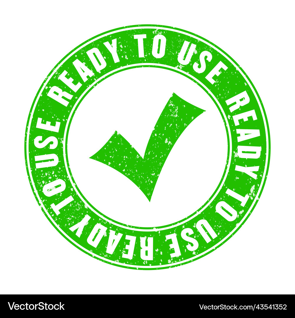 Green stamp ready to use Royalty Free Vector Image