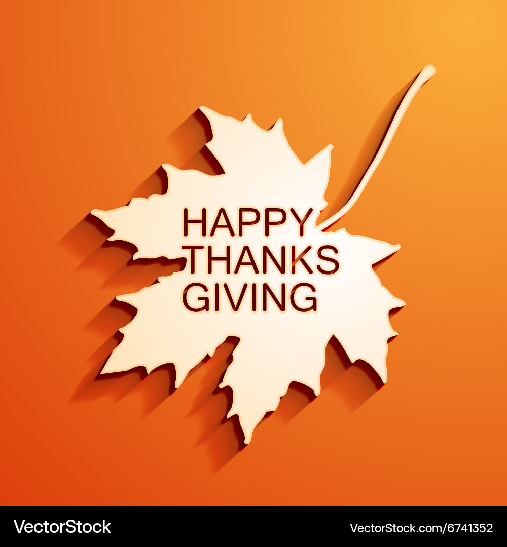 Happy thanksgiving day Royalty Free Vector Image